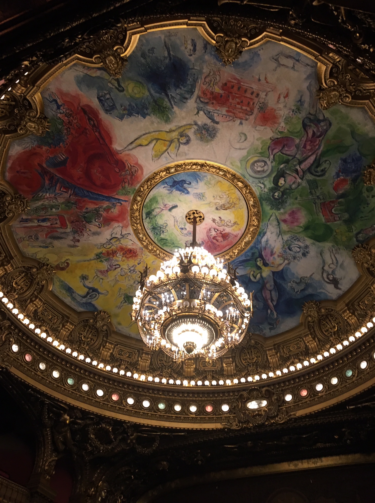Opéra Garnier plafond – Choses Vues